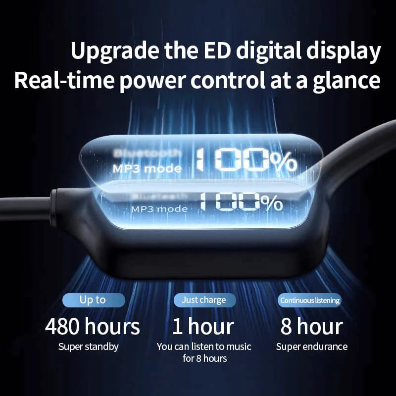 Polvcdg X10 Bone Conduction Headphones | Risenty Store