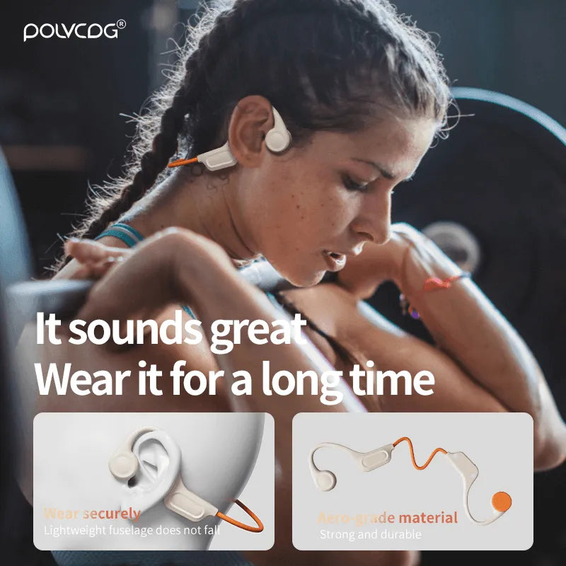 Polvcdg X15 Bone Conduction Headphones | Risenty Store